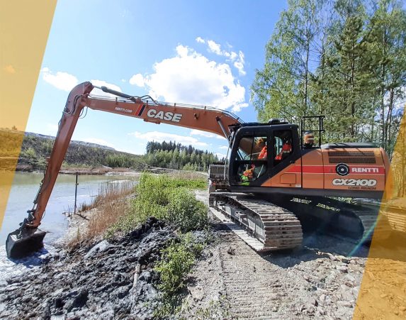 CASE CX210D LR – Rentti